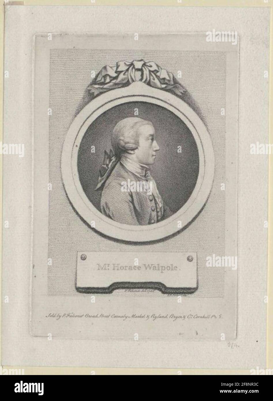 Walpole, Horatio Earl of Orford Stock Photo - Alamy