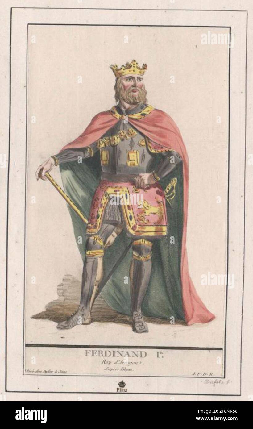 Ferdinand I., King of Aragon Stock Photo - Alamy