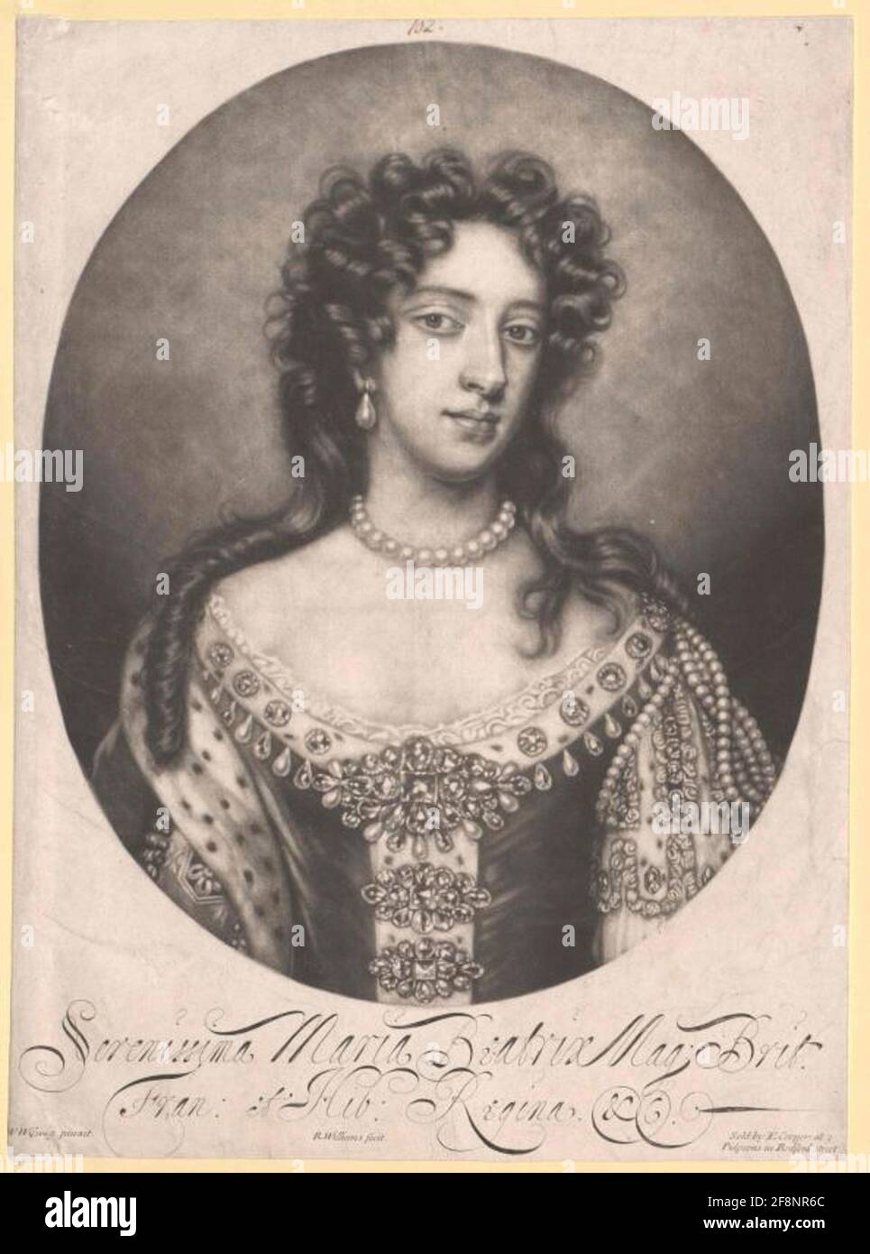 Maria Beatrix d'este, Princess of Modena Stock Photo - Alamy