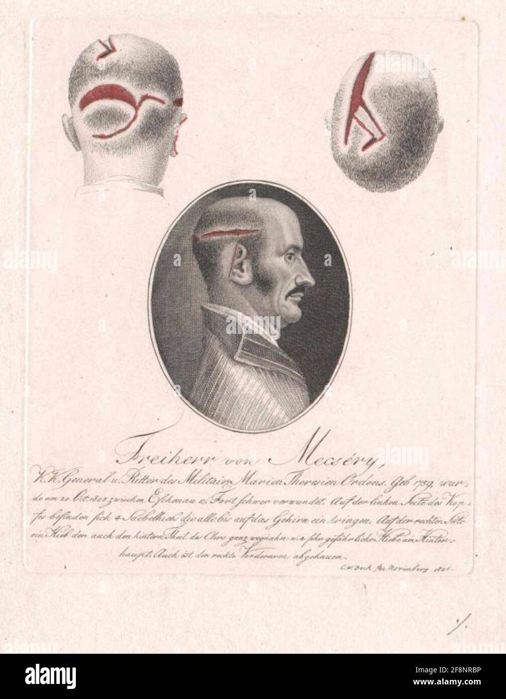 Picture Daniel Freiherr von Mecséry de Tsoor, K.K. General with ...