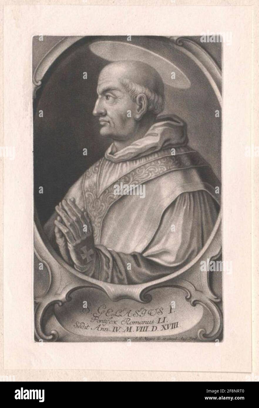 Gelasius I., pope Stock Photo - Alamy
