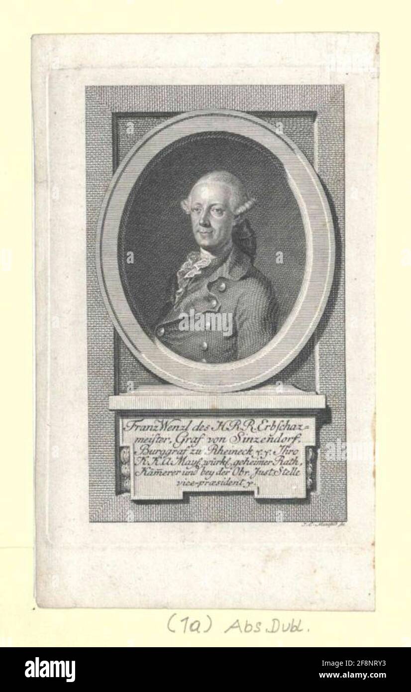 Sinzendorf, Franz Wenzel Graf von Stock Photo - Alamy