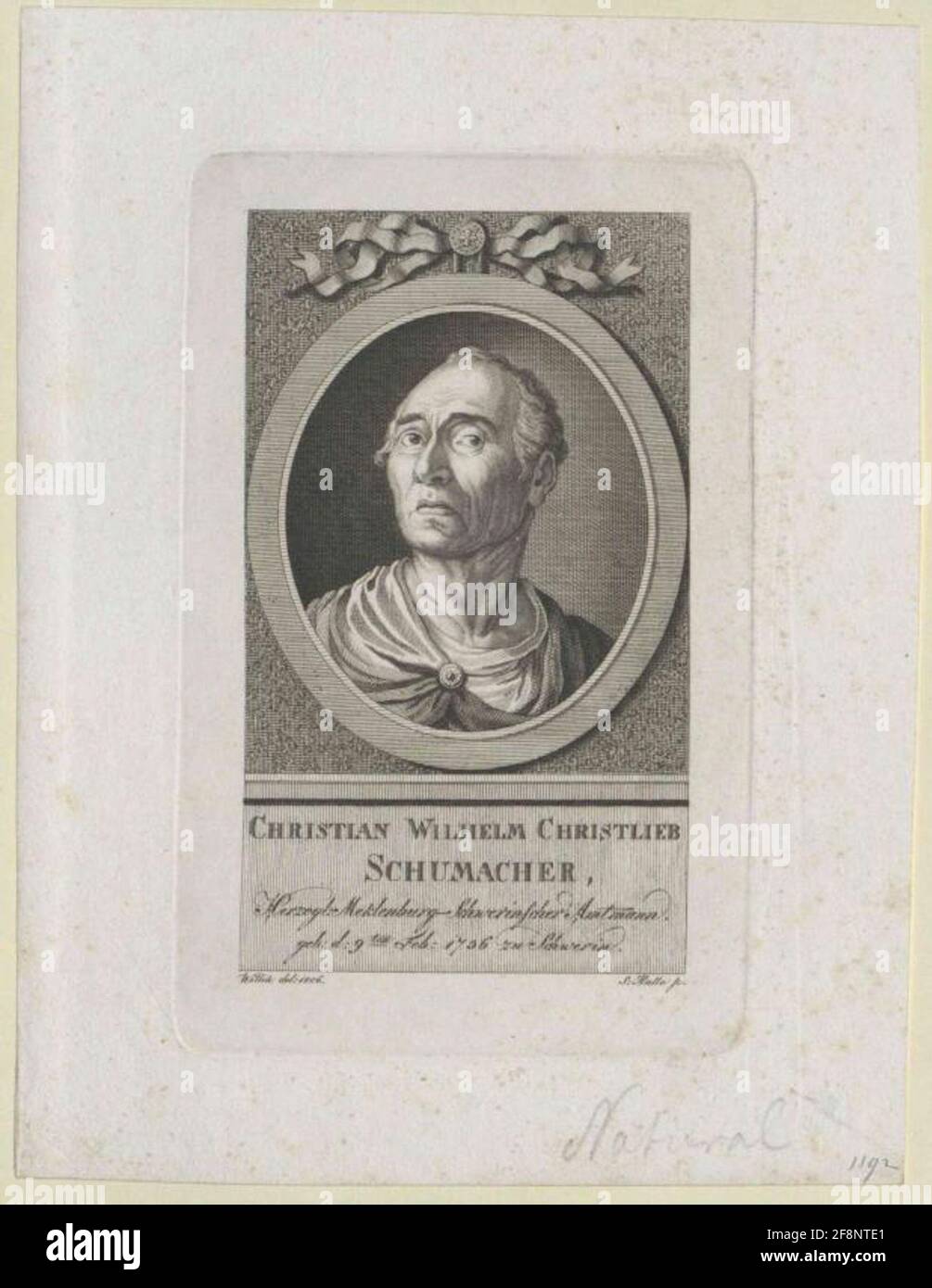 Schumacher, Christian Wilhelm Stock Photo - Alamy