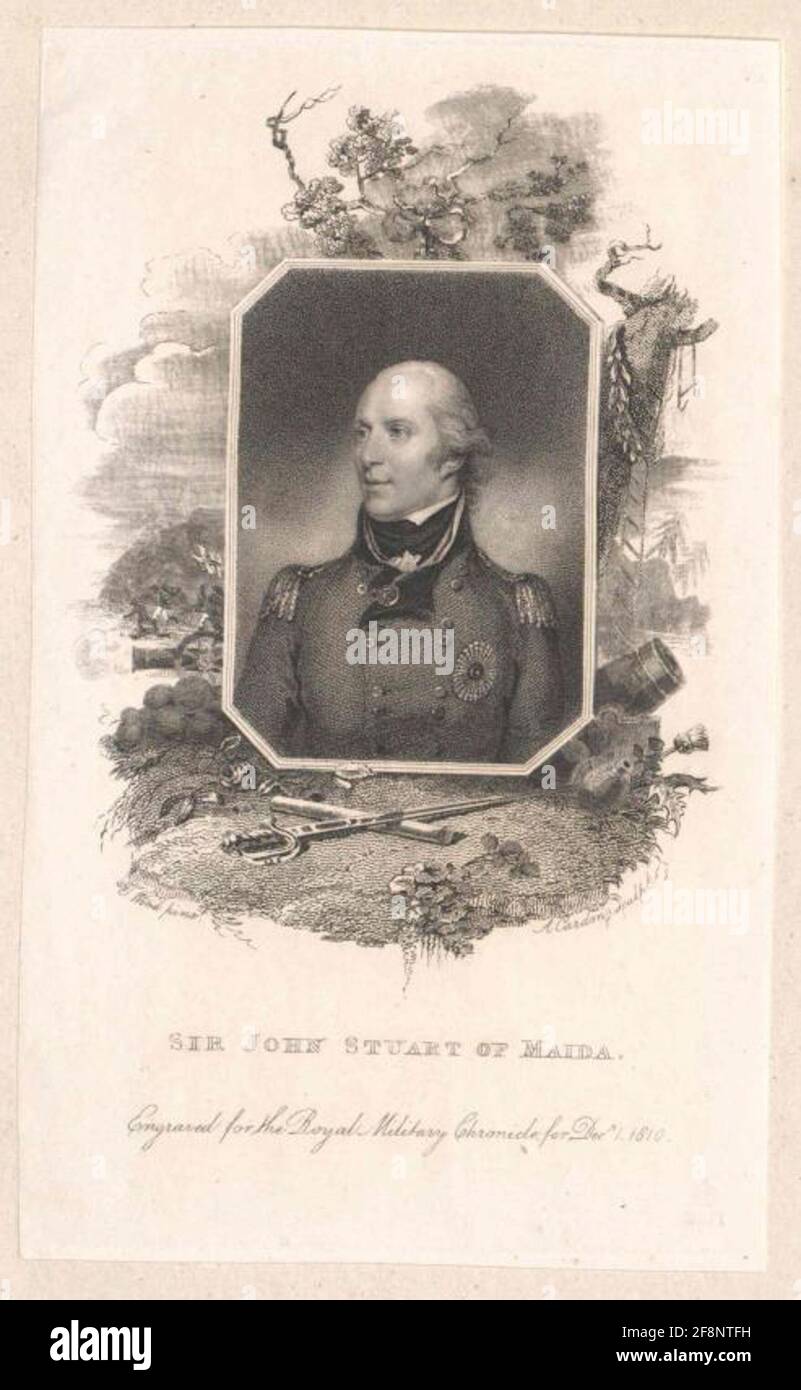 Stuart of Maida, Sir John Stock Photo - Alamy