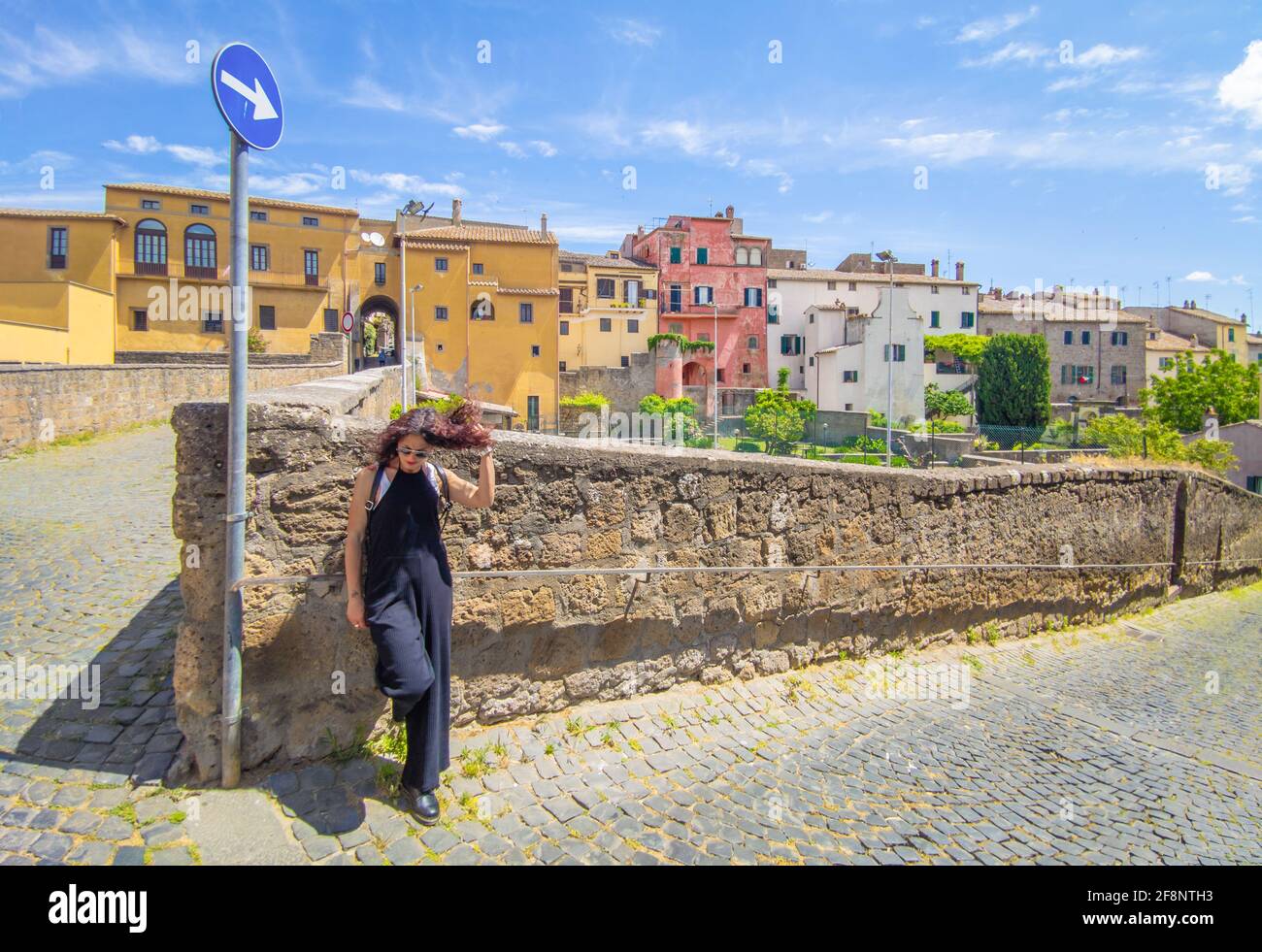 Tuscania (Italy) - A view of gorgeous etruscan and medieval town in ...