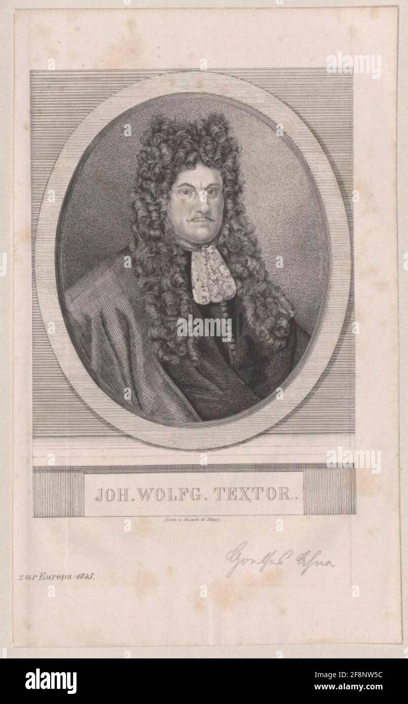 Johann wolfgang textor hi-res stock photography and images - Alamy