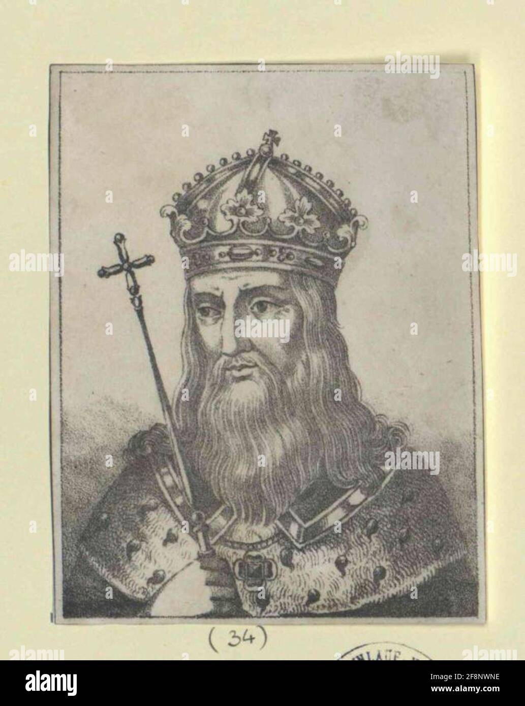 Karl I, the big, Roman emperor Stock Photo - Alamy