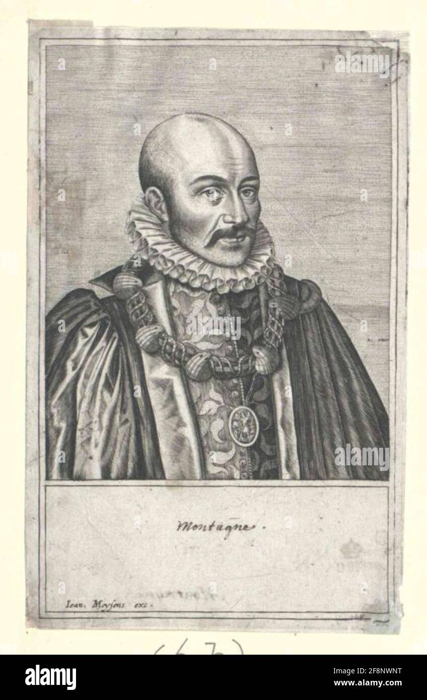 Montaigne, Michel de Stock Photo - Alamy