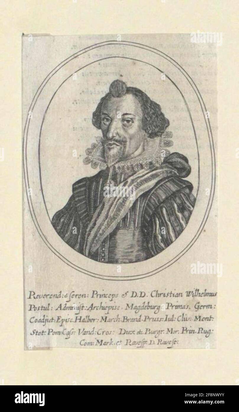 Christian Wilhelm, Markgrave von Brandenburg Stecher: Merian, Matthew ...