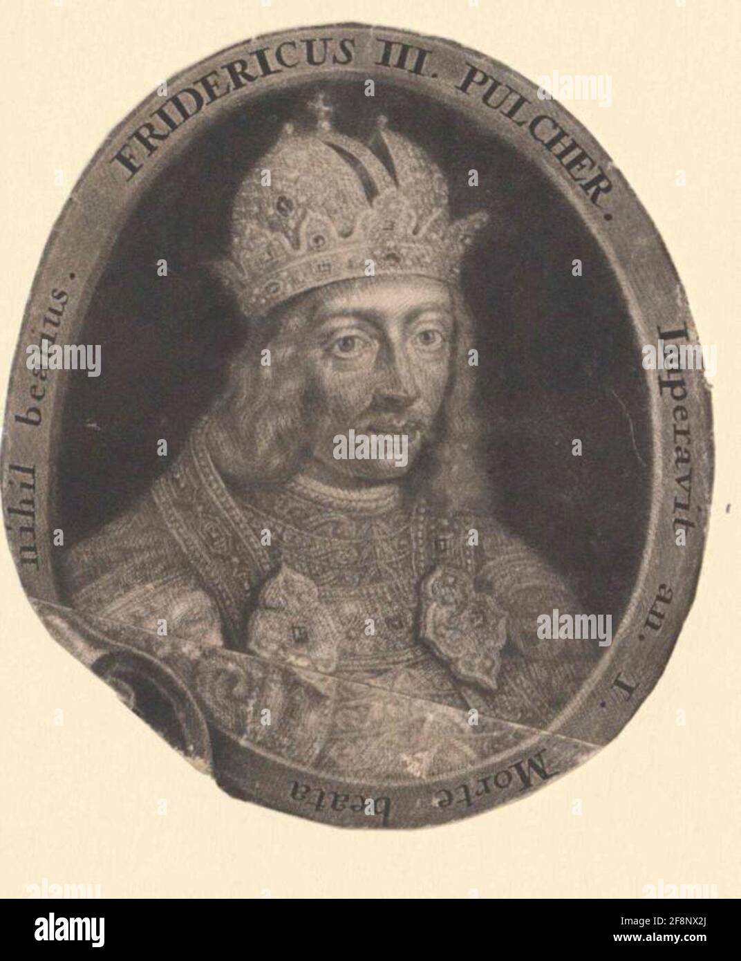 Frederick III. The beautiful, German king Stock Photo - Alamy