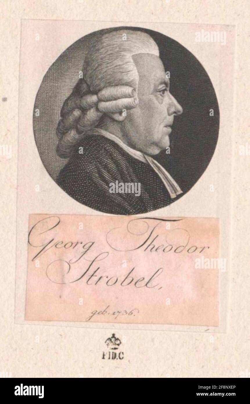 Strobel, Georg Theodor Stock Photo - Alamy