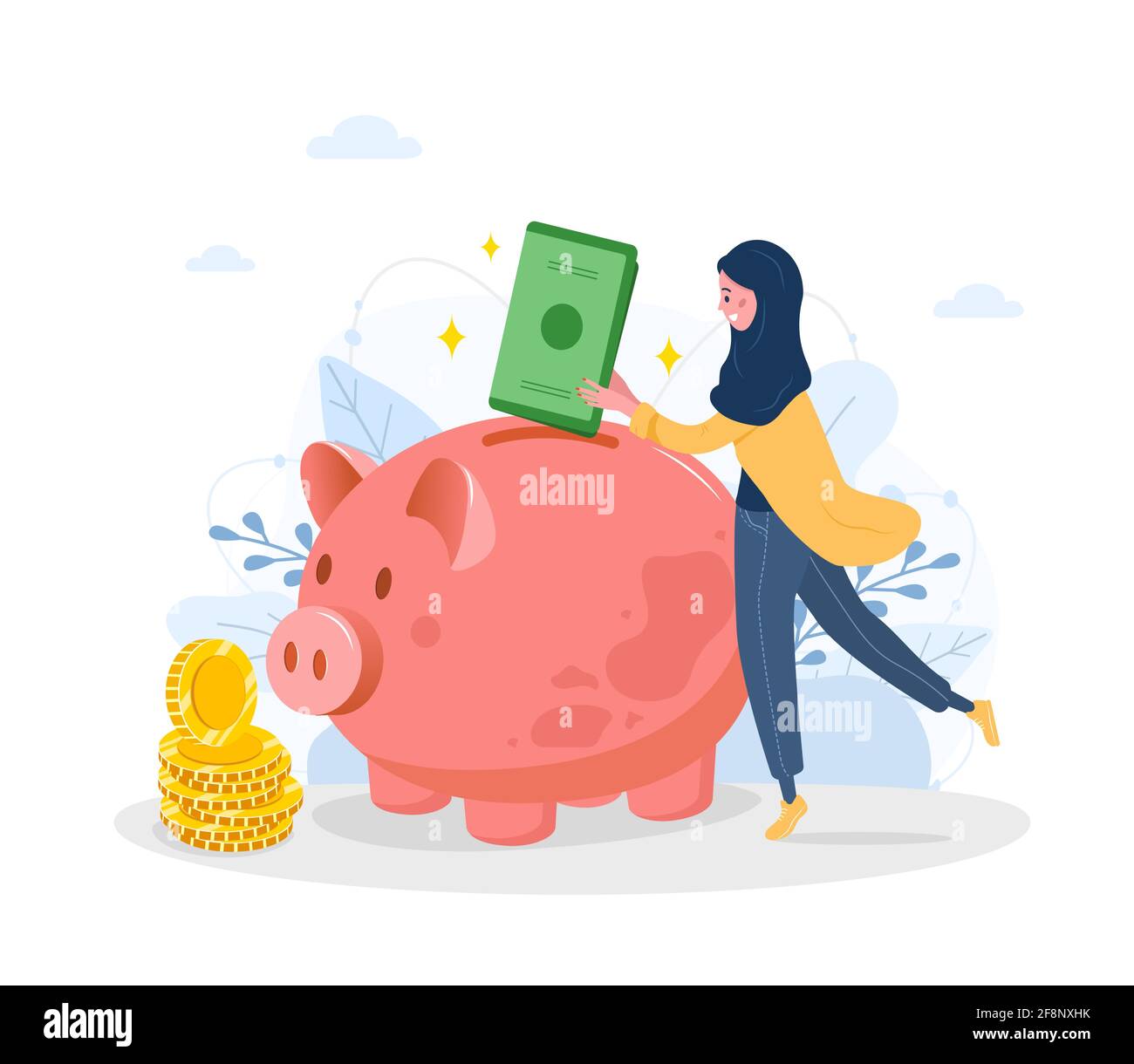 Saving Money Piggy Bank Clipart