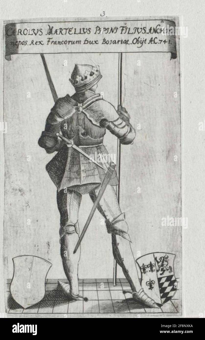 Karl Martell, Majordom of Franconia Stock Photo - Alamy