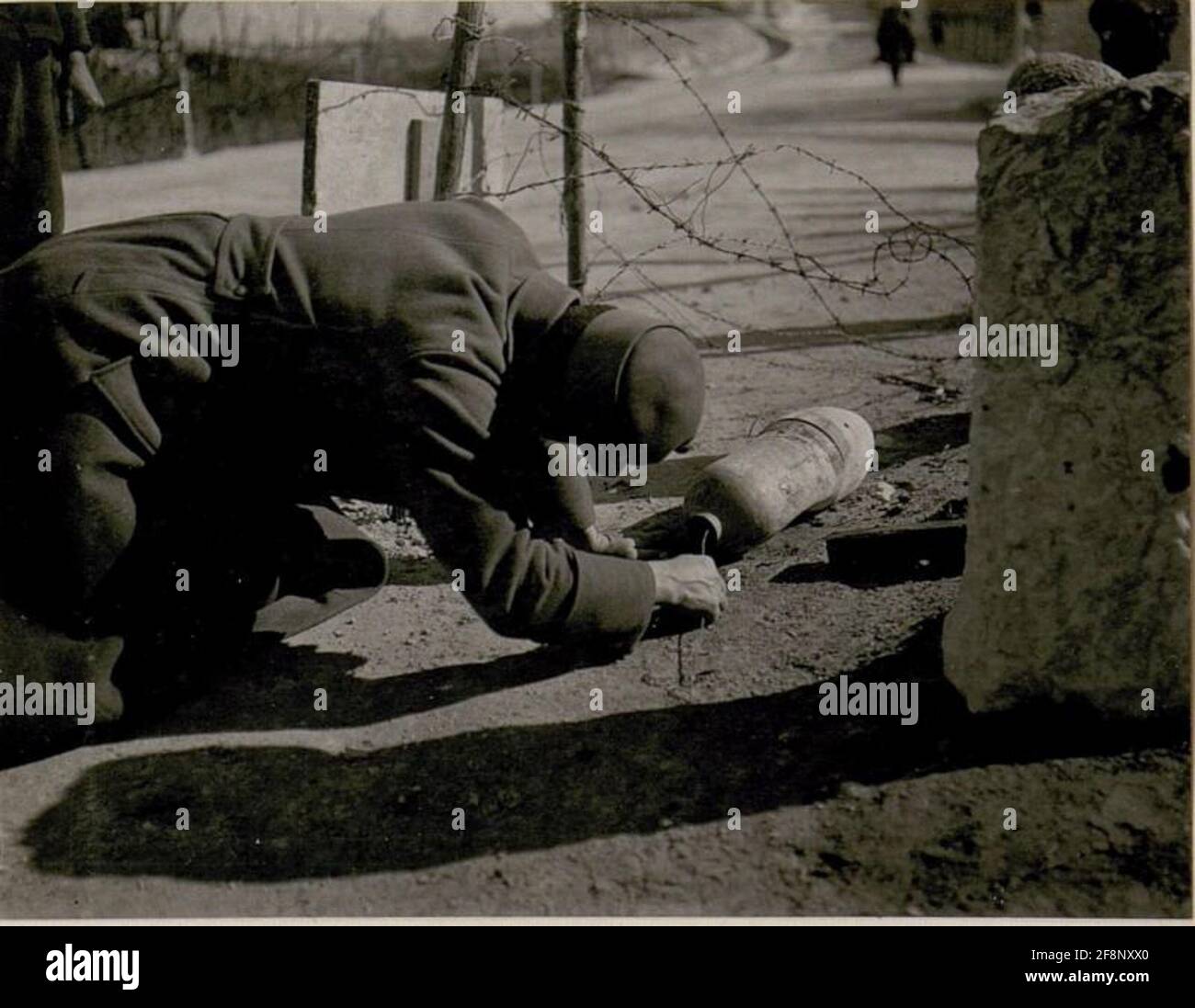 The case with Calliano on 24.2. Discovered in 1918, non-exploded field ...