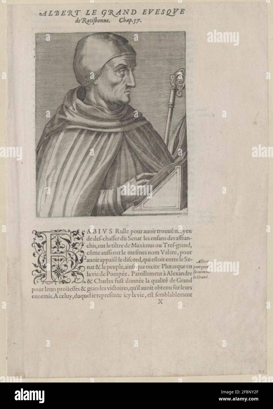 Albertus Magnus, holy Stock Photo - Alamy