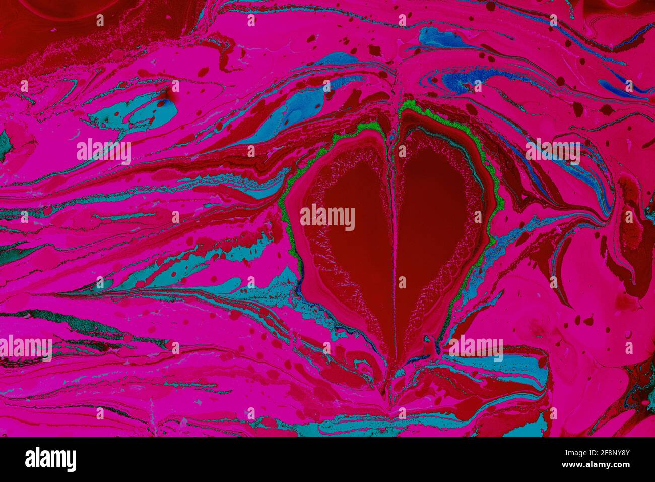 Abstract creative marbling pattern with love concept for fabric, design ...