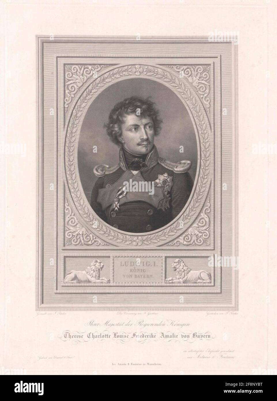 Ludwig I, King of Bavaria Stock Photo - Alamy