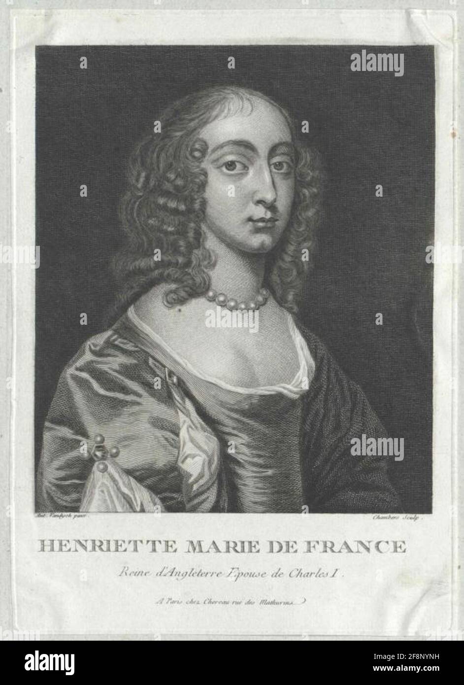 Henriette Maria, Princess of France Stock Photo - Alamy