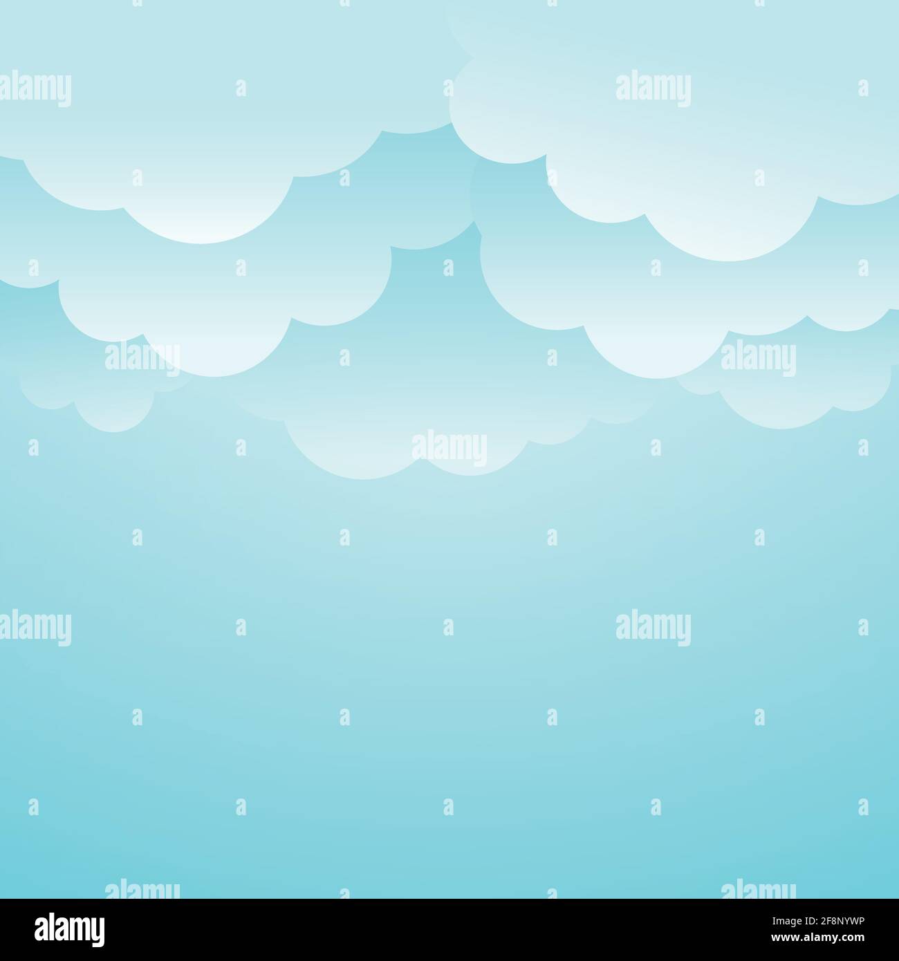 Clouds background. Vector illustration. Billboard, poster, banner ...