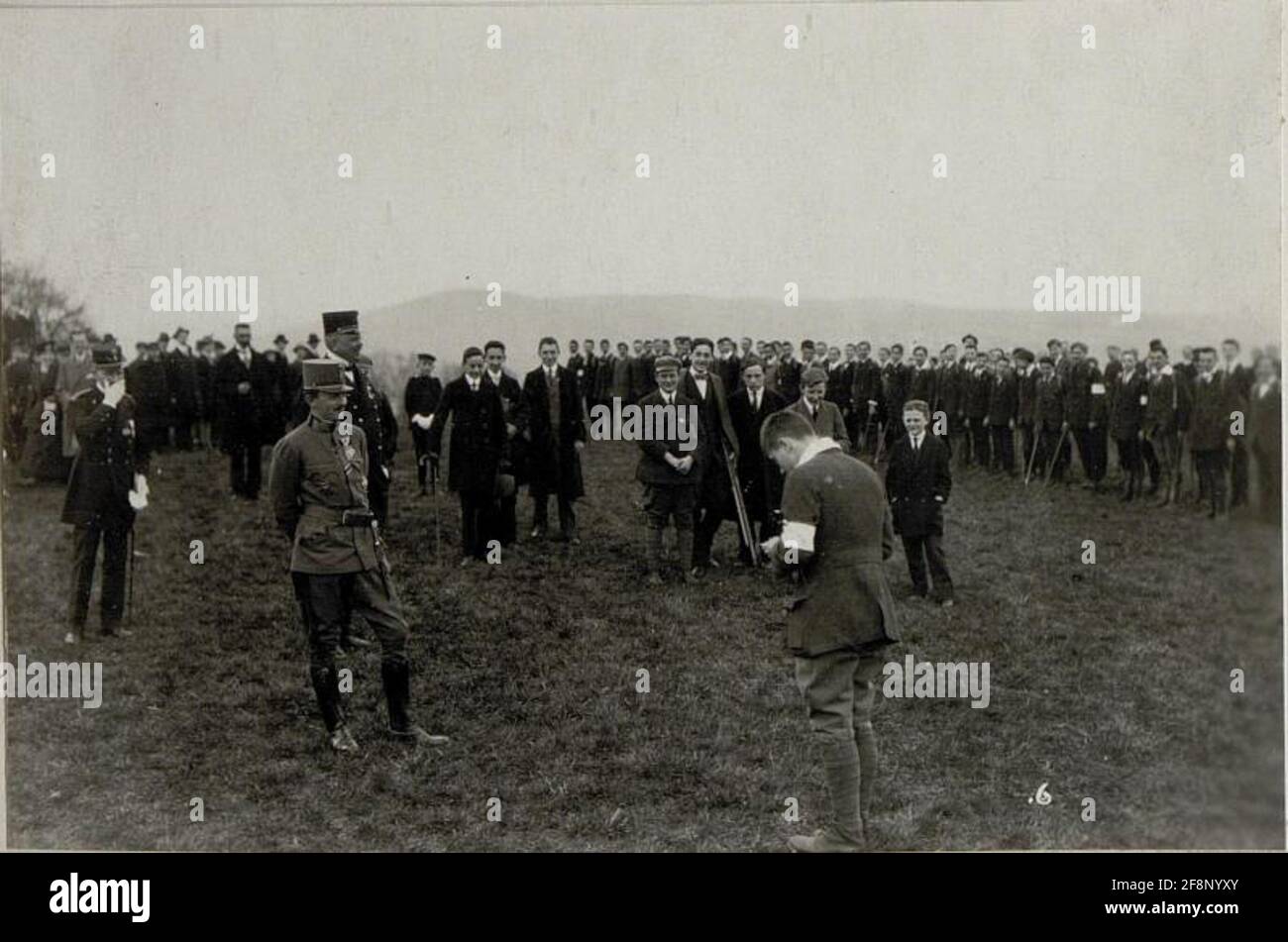 Emperor Charles I at Jung Austria at the Red Mountain in Ober St. Veit ...