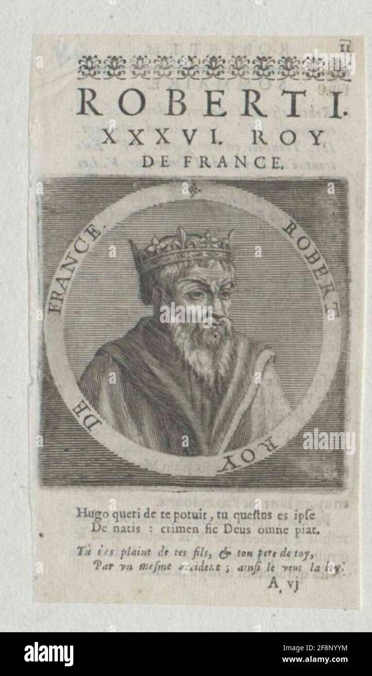 Robert I, King of France Stock Photo - Alamy