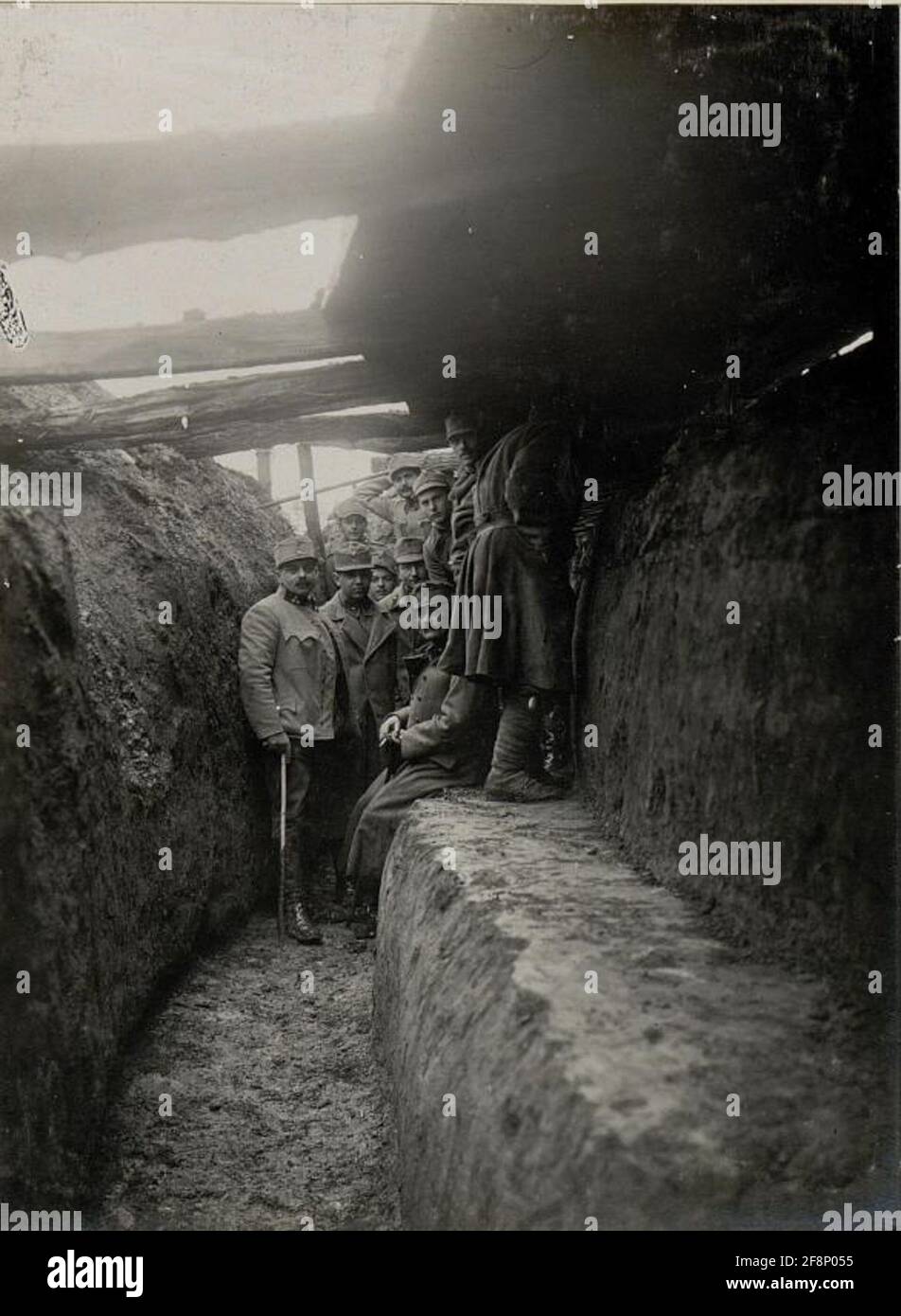 In the trench of the field hunter battalion 4 southeast of Malin, on 3 ...