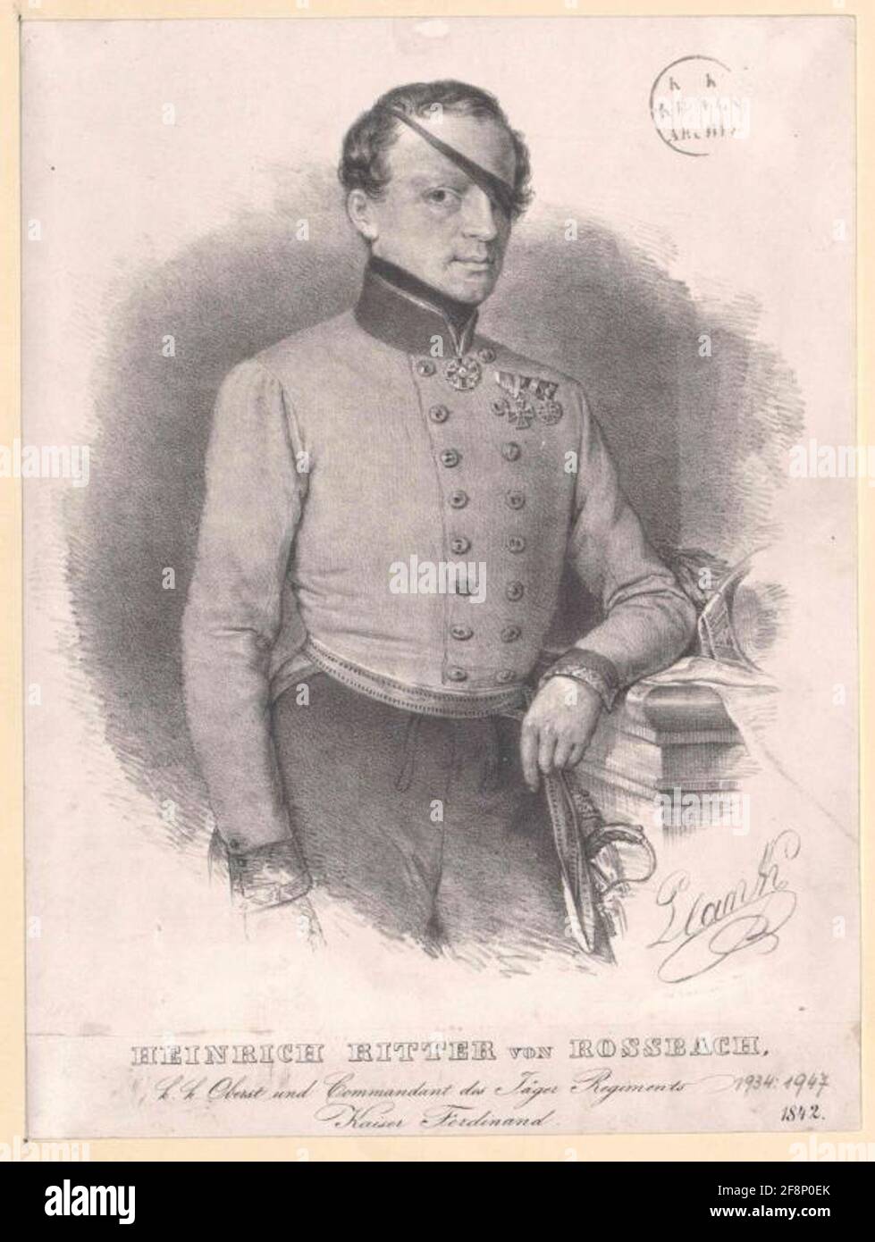 Rossbach, Heinrich Freiherr Stock Photo - Alamy