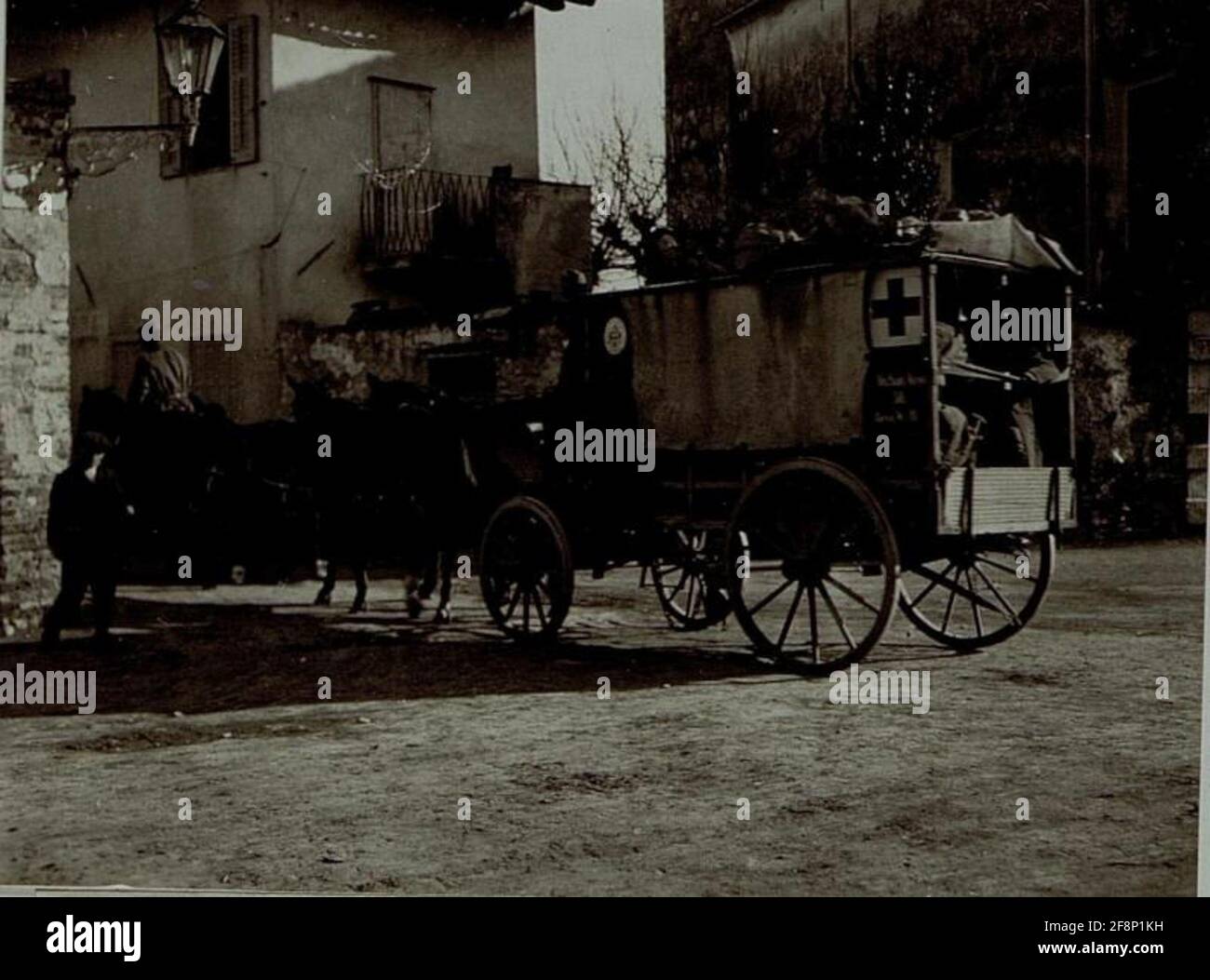 Sanitary car with wounded by the front by Gorizia (Görz Stock Photo - Alamy
