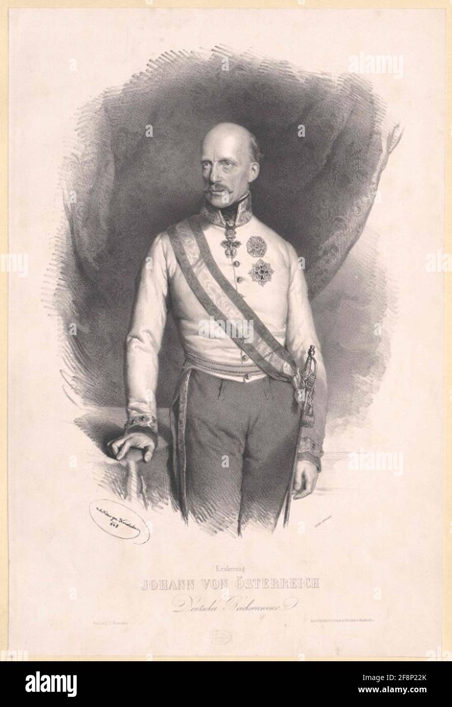 Johann, Archduke of Austria Stock Photo - Alamy
