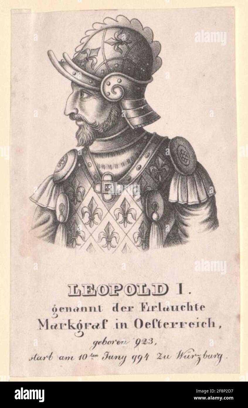 Leopold V., the virtuous Duke of Austria Stock Photo - Alamy