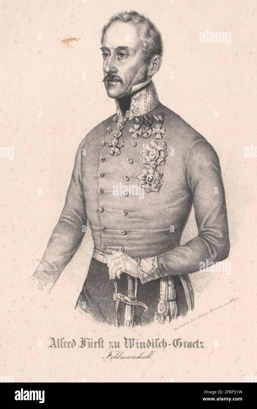Windisch-Grätz, Alfred Prince Stock Photo - Alamy