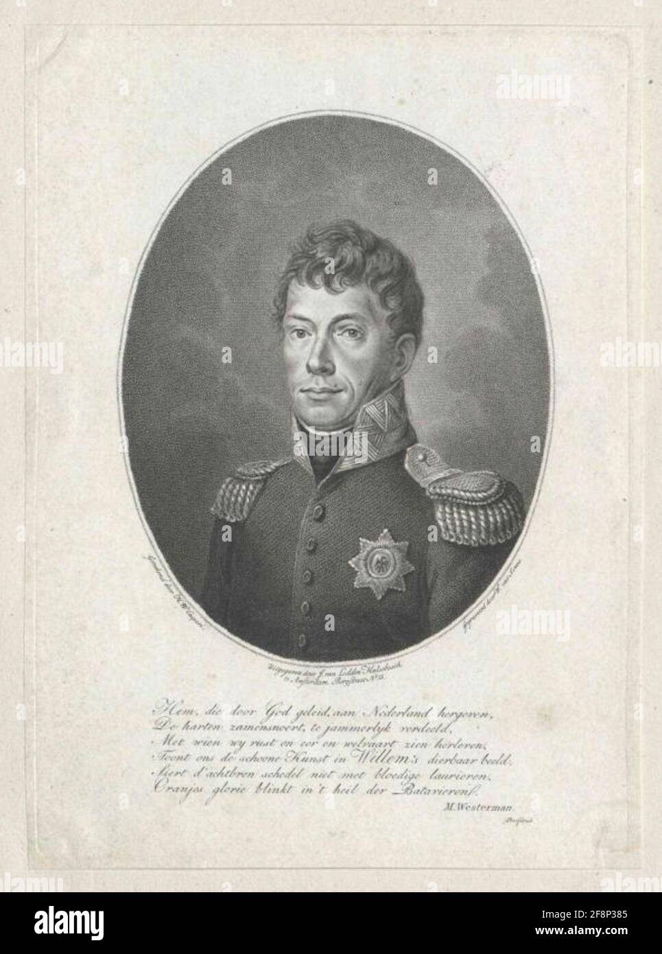 Wilhelm I, King of the Netherlands Stock Photo - Alamy