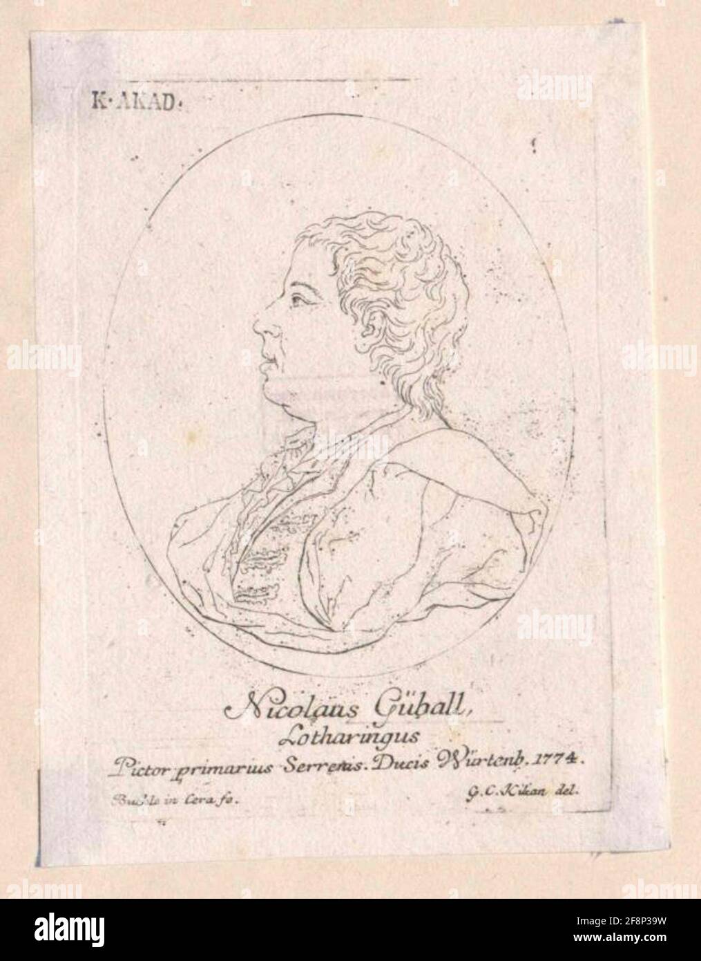 Guibal, Nicolas Draftsman: Kilian, Georg Christophadierer: Kilian ...
