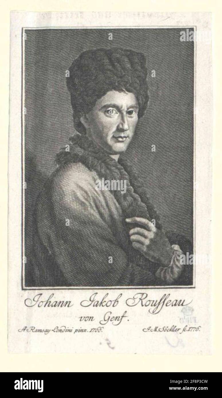 Rousseau, Jean Jacques Stock Photo - Alamy