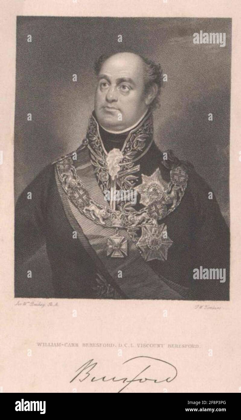 1st viscount beresford hi-res stock photography and images - Alamy