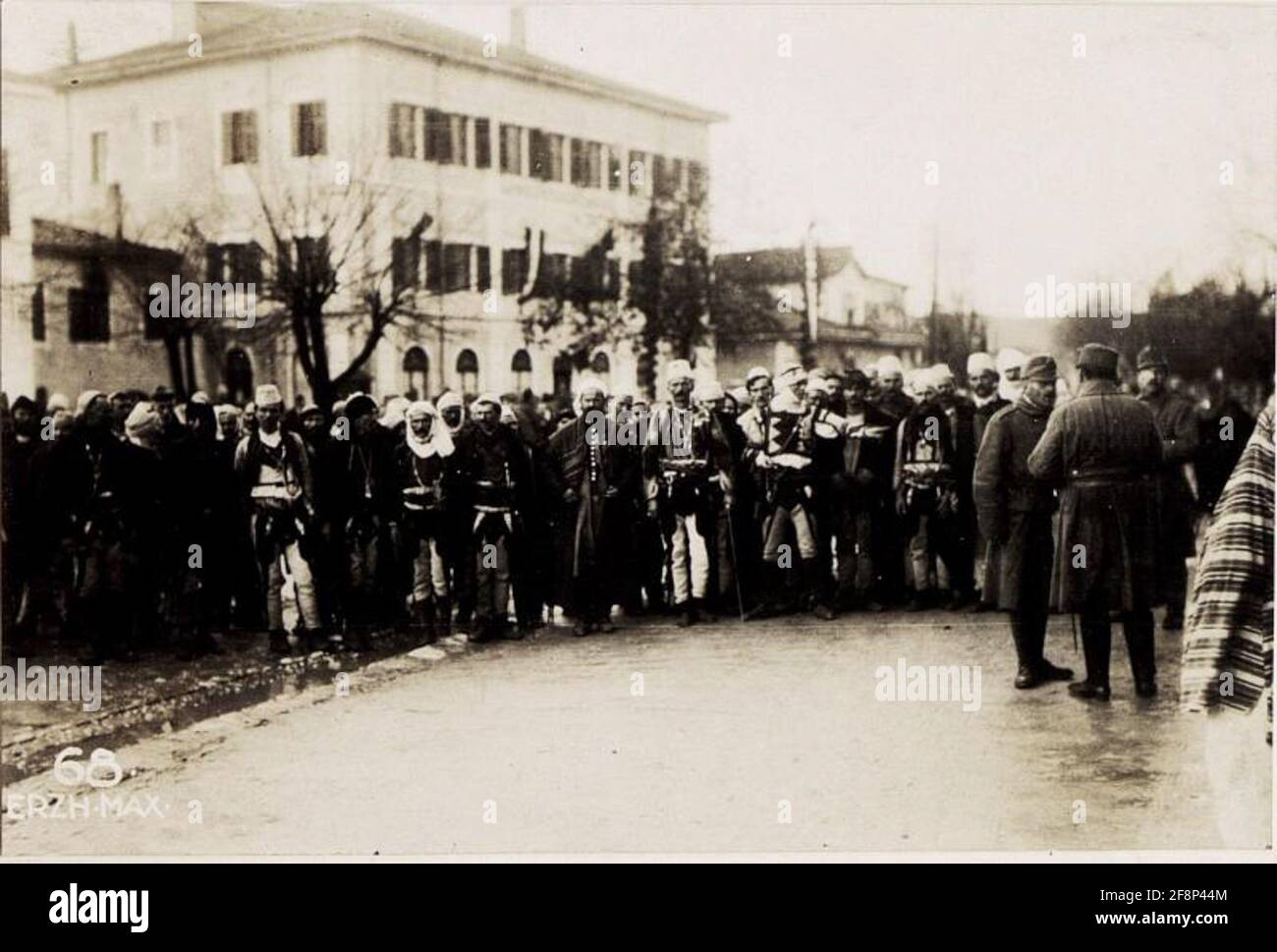 Albanienreise Archduke Max, folk types in Skutari Stock Photo - Alamy
