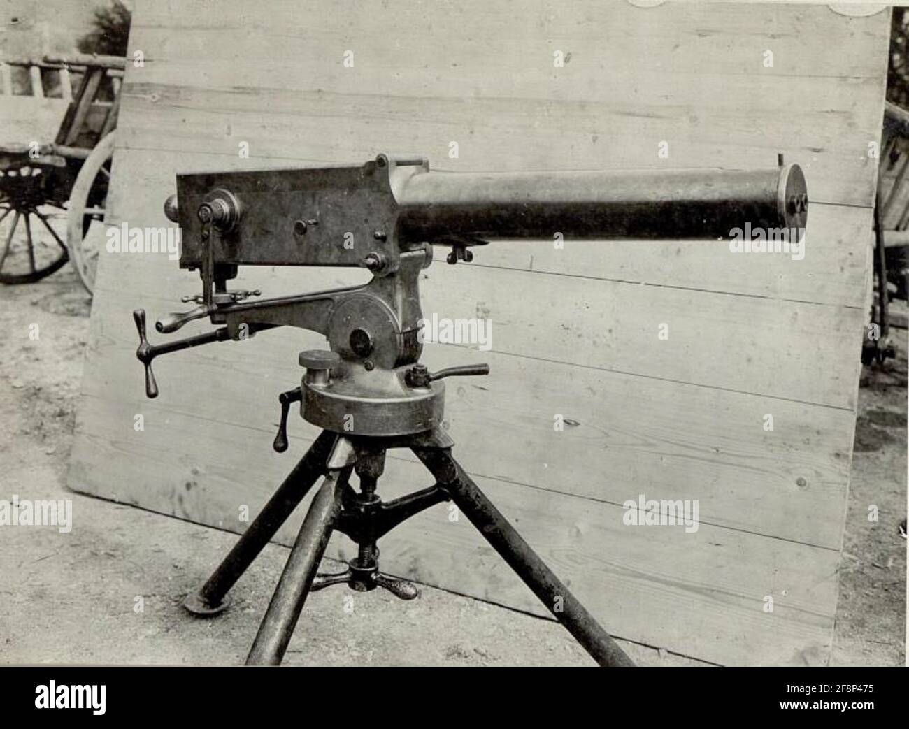 Conquered Italian machine rifle, a captured in November 1915 Stock ...