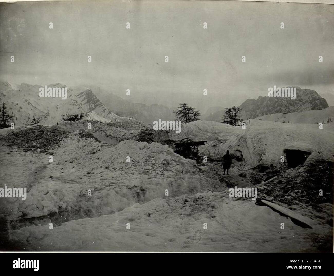 Balloon defensive cannon (8 cm field cannon) east below the TRESSDORFER ...
