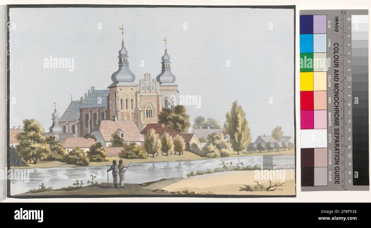 View of the cathedral to Wratzlawek Title on the cover page Stock Photo ...