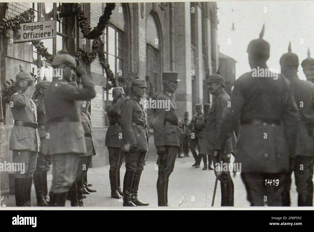 Front visits high commanding officers and the monarchs on the Russian ...