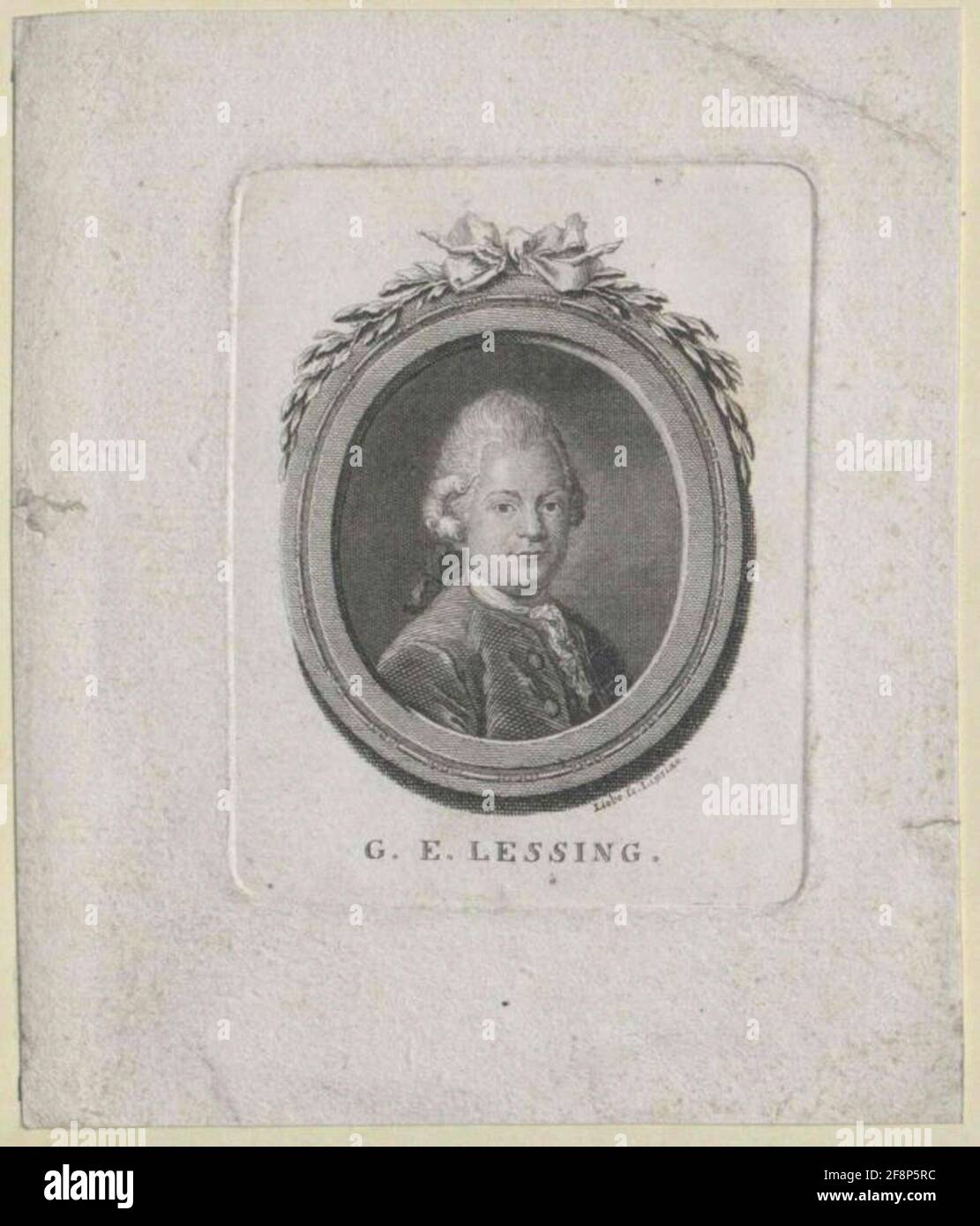 Lessing, Gotthold Ephraim Painter: Graff, Anton (1736) Stecher: Love ...