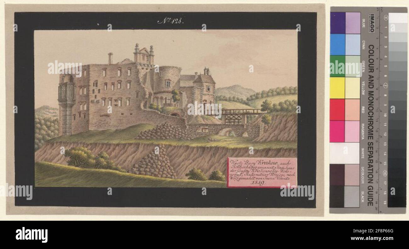Desert Krakow Castle, also Rothschloss called Stammhaus der Graf ...