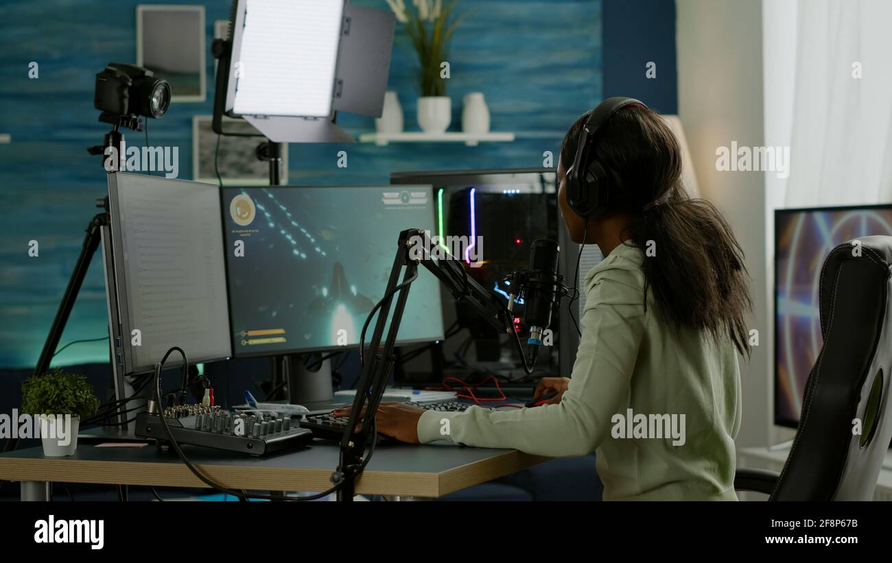 Pro african esport streamer excited after wining video games ...