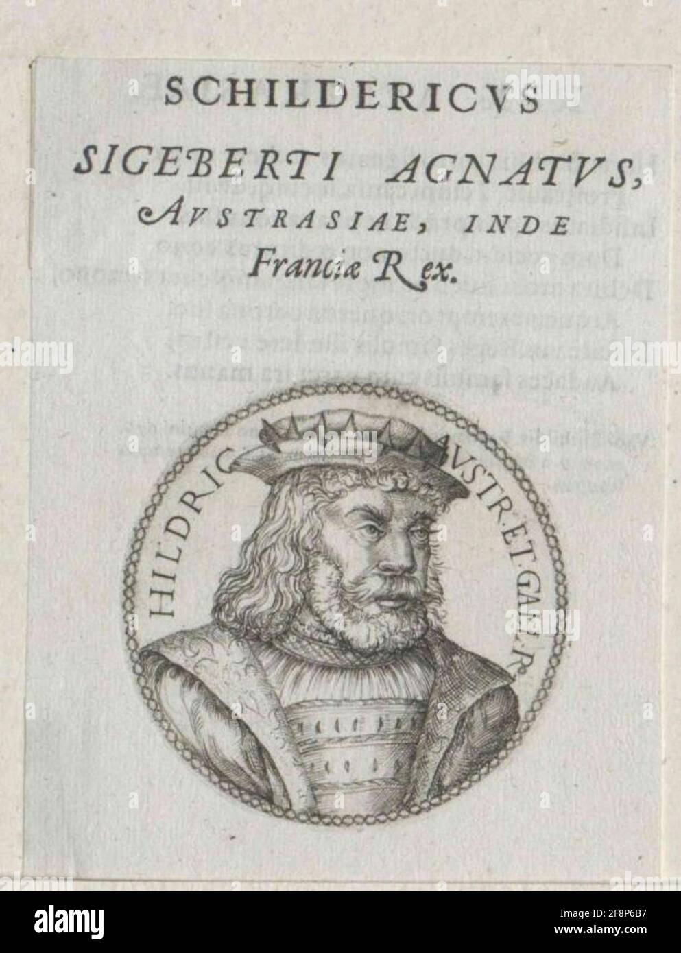 Childerich II., King of Swiss francs Stock Photo - Alamy