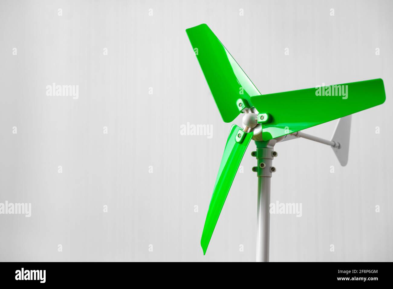 Plastic windmill model propeller indoors close up Stock Photo - Alamy