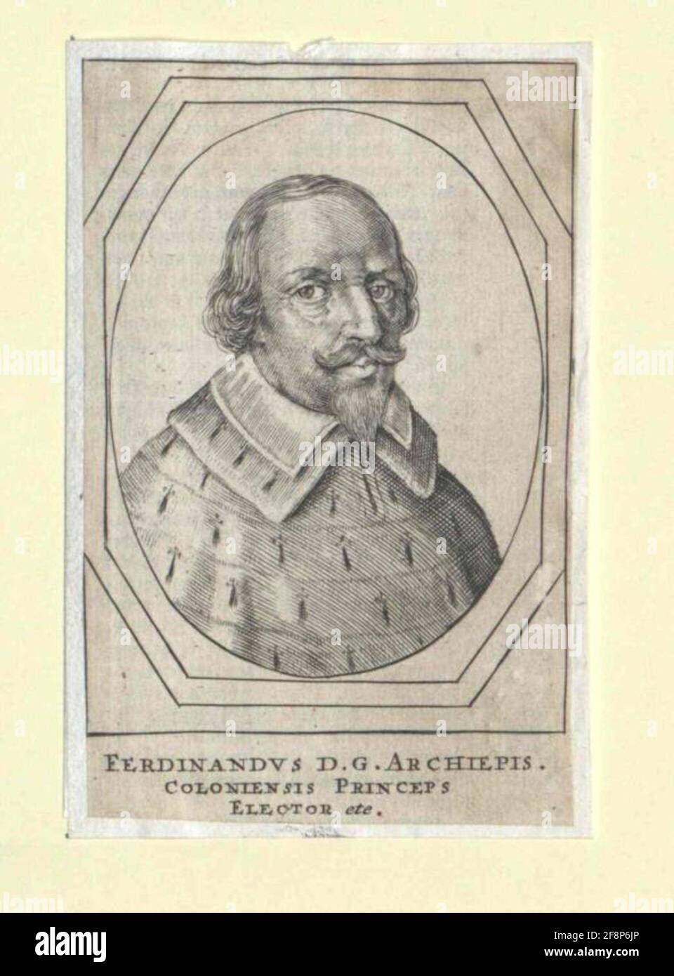 Ferdinand, Duke of Bavaria Elector of Cologne Stock Photo - Alamy