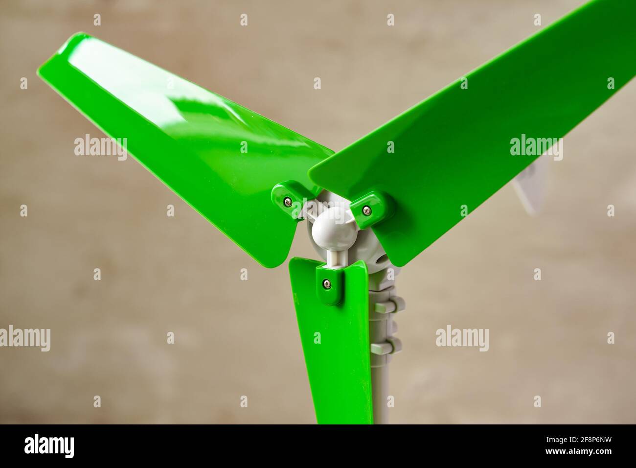 Plastic windmill model propeller indoors close up Stock Photo - Alamy