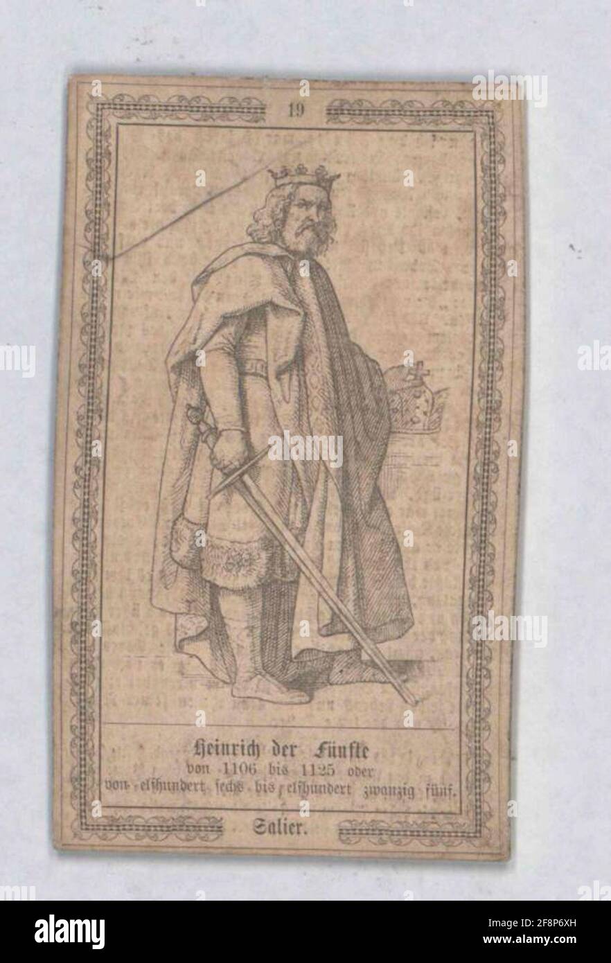 Heinrich V., Roman-German Kaiser Stock Photo - Alamy