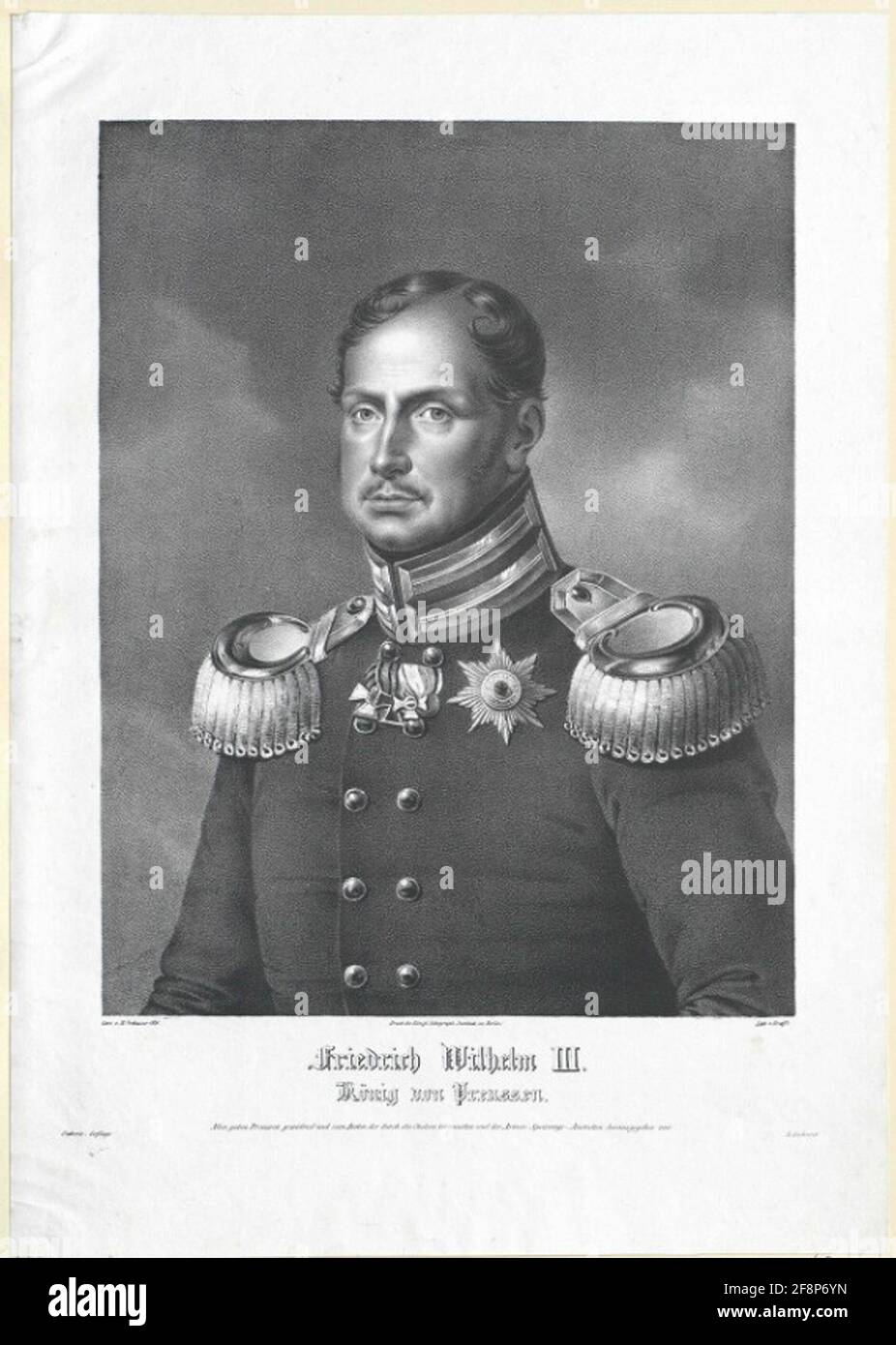Friedrich Wilhelm III., King of Prussia Stock Photo - Alamy