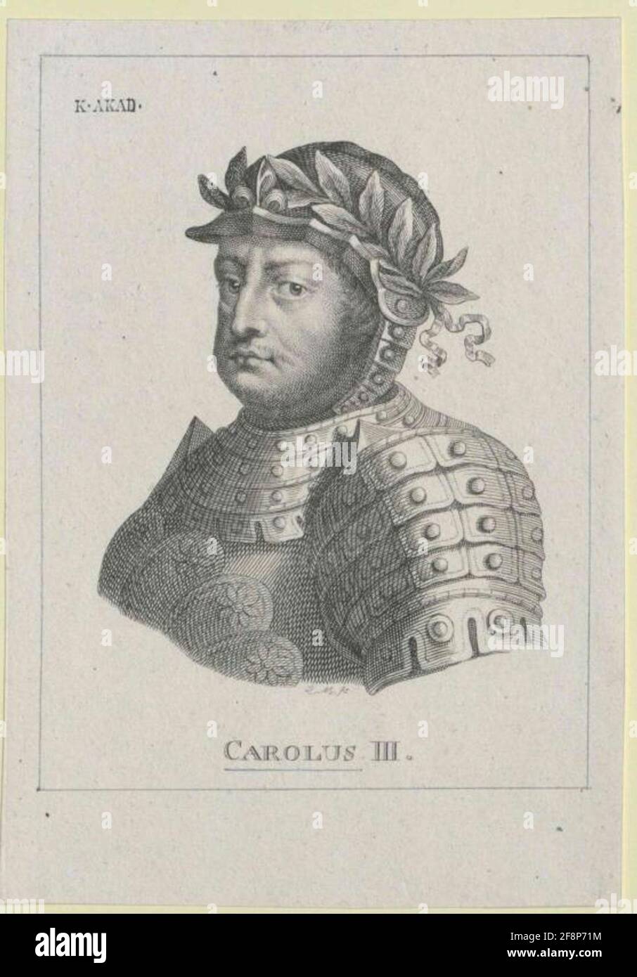 Karl III., The Thick Emperor Stock Photo - Alamy